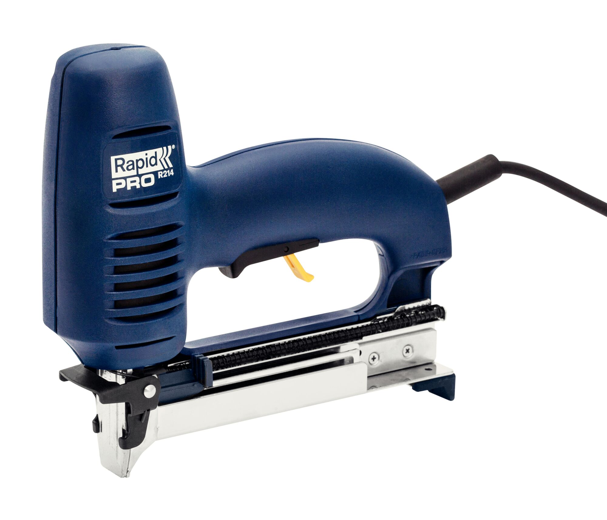 R24171201 – Electric tacker R214 | Blue/yellow – Rapid Tools